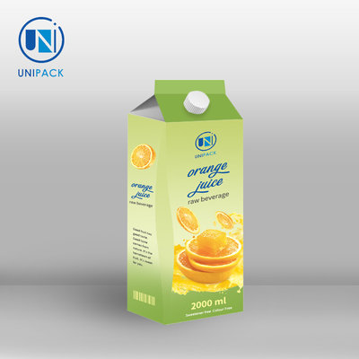 Luxury Style Slim Fruit Gable Top Carton Embossing Printing Handling