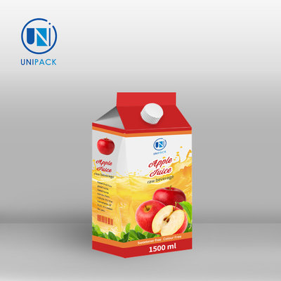 Unipack  New Arrival Wholesale Printing Custom Juice Milk Packaging Carton Gable Top