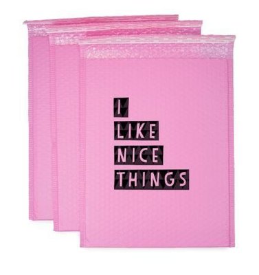 Biodegradable 8.5x12 Inch Bubble Poly Mailers Environmental Friendly