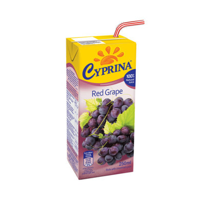 Disposable Standard 250Ml Paper Juice Box Juice Carton Box Natural Juice Packaging