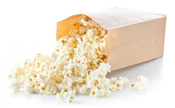                  New Design Hot Sale Microwave Kraft Paper Packaging Popcorn Bag              0