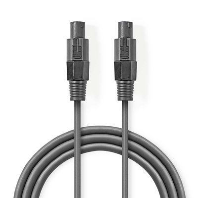 Speakon Mikrofon-Kabel-Torsions-Verschluss-Stecker-zum weiblichen Sprecher-Kabel Speakon XLR