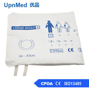 Disposable Large adult dual tube Blood pressure cuff