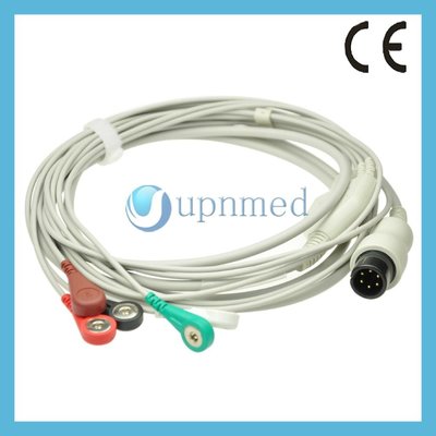 Physio Control lifepak 9b One-Piece Patient ECG Cable with leadwires