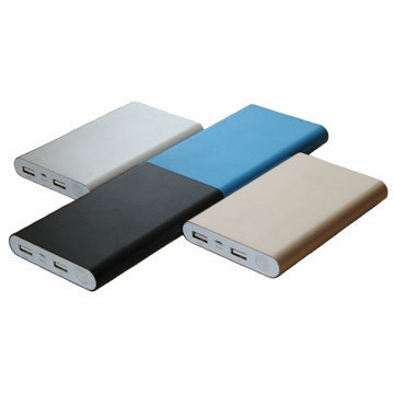 USB 8000 External Power Bank , Black Travel Smartphone Power Pack