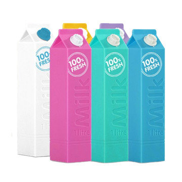2600mAh USB Milk Box Lithium Ion Power Bank , External Battery Charger