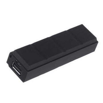Mini Black USB Charger 2600mAh Backup Li-ion Fast Charging Power Bank