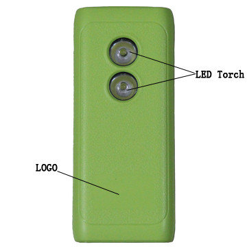 LED 토치를 가진 빠른 위탁 큰 수용량 이중 USB 힘 은행 13000