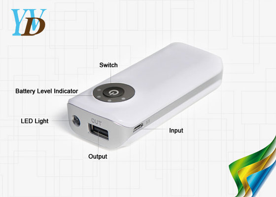 5V / 1A Green USB Smartphone Power Pack Phablet Back - Up 2600mAh