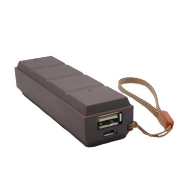 Micro USB Cable 2600mAh Portable Power Bank , External Battery Charger