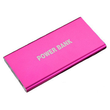 Slim 8000mAh Rechargeable Mobile Power Pack For iPhone / Samsung