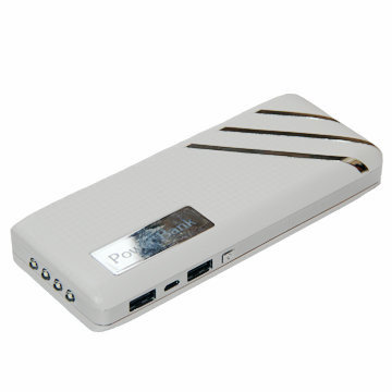 MP3 / MP4 / PC / Ipad 13000mAh Ultra-thin Multi Function Power Bank