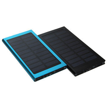 8000mAh Portable Solar Charger Battery , Super High Capacity Power Bank Charger