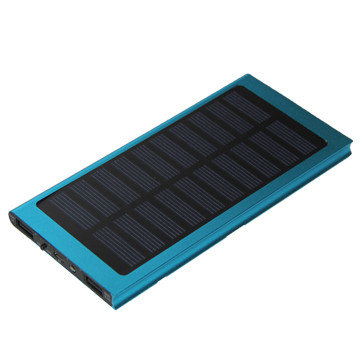 iPhone iPad 정제를 위한 최고 호리호리한 Matal 태양 전지판 힘 은행 8000mAh