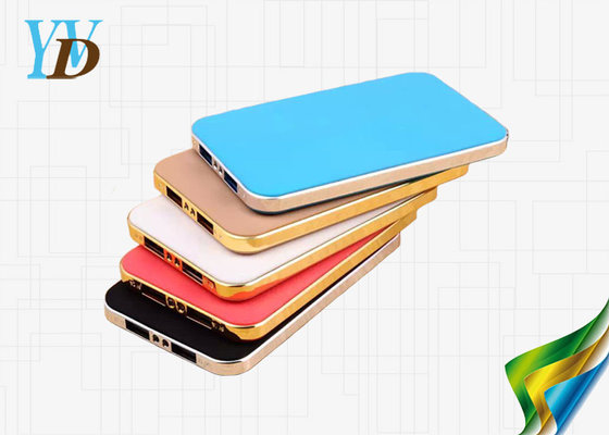 4000mAh 고무 기름 상자 매우 얇은 Li 중합체 힘 은행, 2.1A 출력했습니다/LED