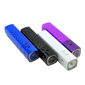 정연한 재충전용 이동할 수 있는 전원함이 LED에 의하여 아BS 2600 mAh USB 충전기 횃불처럼 타오릅니다