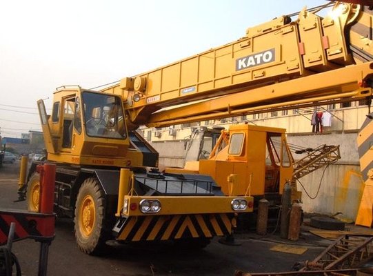 Used Rough Terrain Crane 4 Booms Kato KR25H 25 Ton Model 6D14T