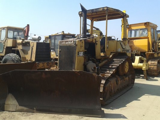 Second Hand Bulldozers Caterpillar D4H  Original Painting CAT Dozer D4