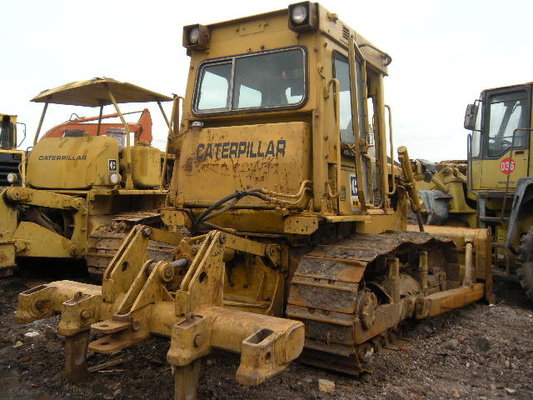 2nd Hand Caterpillar Bulldozer D6D With Ripper 1208 Hours Japan Made