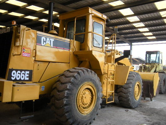 Used Caterpillar Wheel Loader Machine 966E  3.1cbm Capacity CAT 3306 Engine