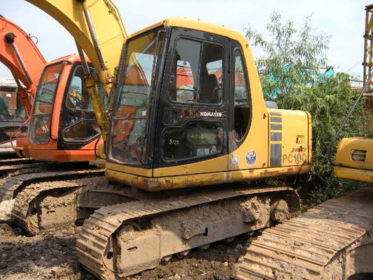 used Komatsu PC100-6 excavator year 2003 0.5cbm capacity