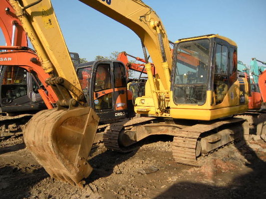 used Komatsu PC130-7 excavator year 2007 used 6589 hours 12600kg