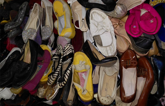 Summer & Spring Used Women's Shoes Export from China to Africa , Used Woman Shoes