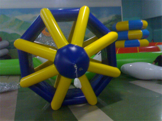 Outdoor Floating Inflatable Water Parks /  Water Running Machine Toys