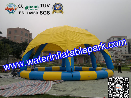 PVC Flexible Kids Cool  Inflatable Pool Toys With Tent Cover