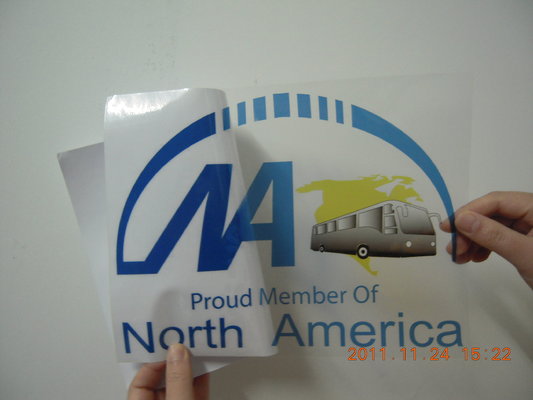Self Adhesive Vinyl Canvas Bus Stickers UV Flatbed Printer