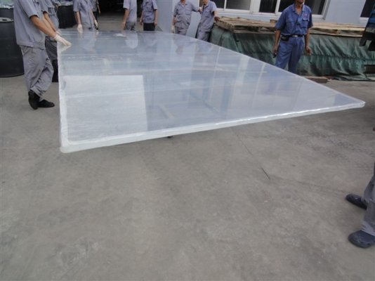 Transparent Cast PMMA Aquarium Acrylic Sheet , 18mm milky Acrylic Sheet