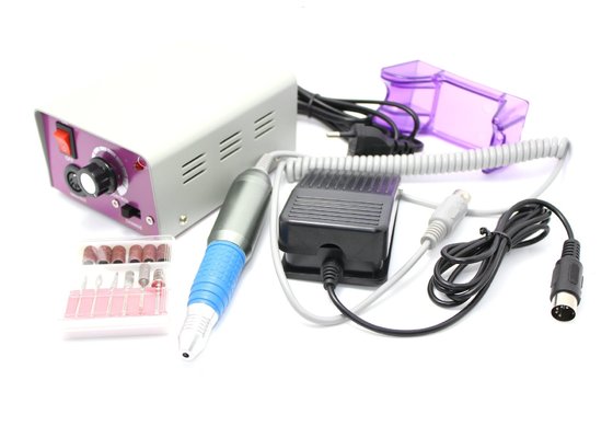 Salon Nail Art High Power Electric Nail Drill Professional , Nail Polisher Machine