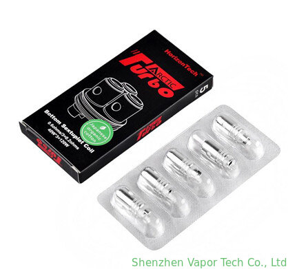 Authentic Horizon Arctic Turbo Tank Coil Head Japanese Organic Cotton Bottom Sextuplet Coils fit 40-120W supplier