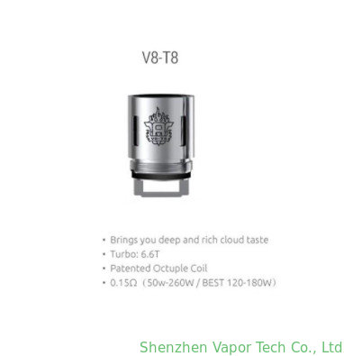 Authentic Smok TFV8 Coil Head V8-T8 V8-T6 V8-Q4 V8 RBA Replacement Coils For TFV8 Cloud Beast Tank 100% genuine supplier