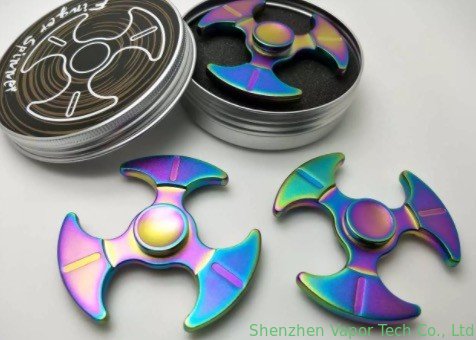 EDC Rainbow Axes 3 Leaf Fantastic Hand Fidget Spinner Finger Spinner Gyro Toys Novelty Gag Decompression Adults Children supplier