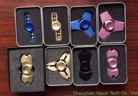 new arrival mix models Hand Spinner brass Aluminum Alloy triangle Fingertip Gyro Fidget Spinner Toys With Retail package supplier
