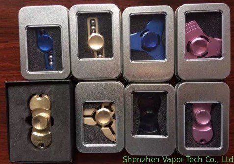 new arrival mix models Hand Spinner brass Aluminum Alloy triangle Fingertip Gyro Fidget Spinner Toys With Retail package supplier