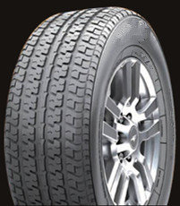 ST215/70R14 6PR 14 Inch Trailer Tire Anti - Wear , 6J Standard Rim Solid Car Tires