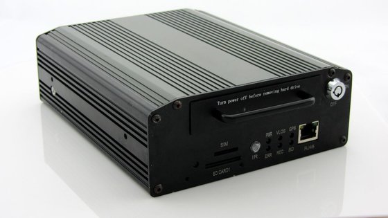 Black GPS Mobile DVR Single channel Multi - Stream ASMHD Driver Protection