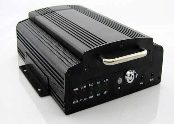 Professional GPS HDD SD Card Mobile DVR Realtime tracking D1 / 2CIF Resolution