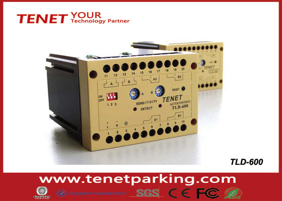 Parking Control System Dual Channel Vehicle Loop Detector 10 Grades Adjustable