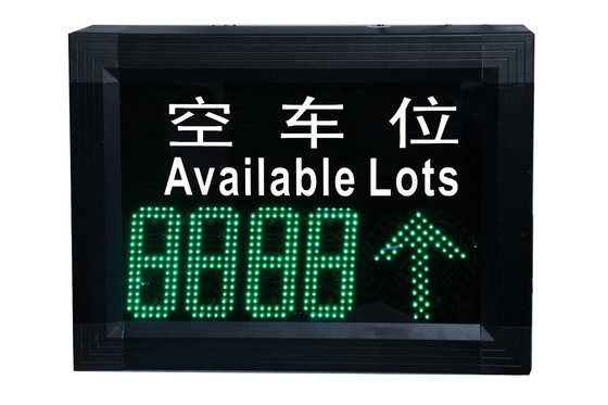 One direction interior parking guidance system LED display screen