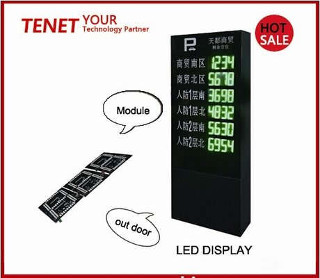 High brightness Multi-layer Parking LED Display for Parking Entrance Guidance