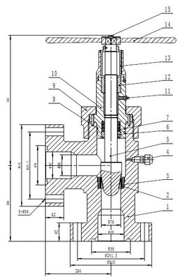 H2 Adjustable Choke, 4-1/16" 5000psi, PSL1 PR1 EE U With 3" Max. Orifice