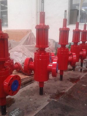 API 6A 3-1/8" 5000 PSI FC Style Hydraulic Gate Valve, API 6A Flanged End, PSL3 PR1 U DD
