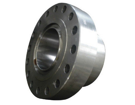 Weld Neck Flange 11" 10000psi x 12 inch OAL, API 75K, API6A Flange, 4130, PSL3 PR1 LU EE
