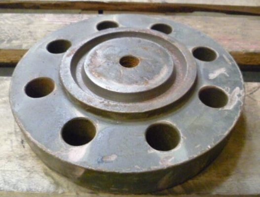 Test Flange 2-1/16" 15000PSI (15K) with 1/2" NPT Test Port, H2S Service