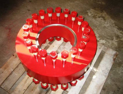 FLANGE WITH 13-5/8"10K X 11"5K STUDDED,TOTAL LENGTH 15", C/W STUDS AND NUTS.( BAUH WELLS)