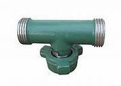 Weco Integral Fitting, Flow TEE, 3" Fig.602, F x M x F (Female x Male x Female), 6000PSI
