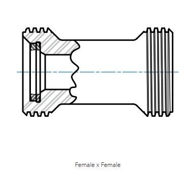 X-Over (Crossover) 4" Fig. 206F X 3" Fig 602F, NACE